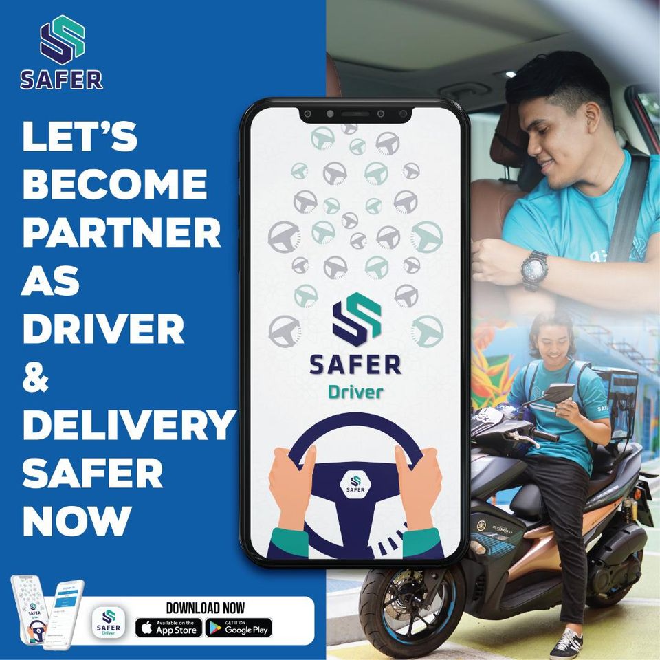 Daftar Melalui Aplikasi SAFER DRIVER Sebagai Safer Delivery Partner ...