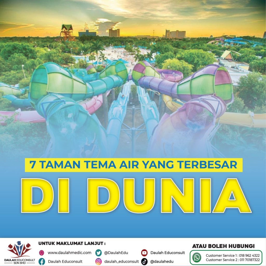 7 Taman Tema Air yang Terbesar di Dunia yang Boleh Kita Nikmati